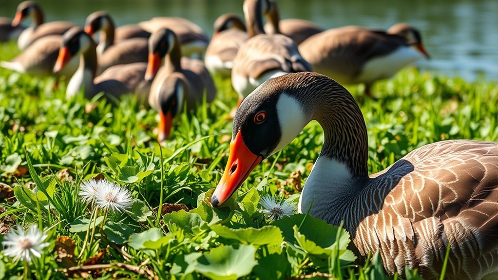What Do Geese Eat? Understanding Their Diet - Birds and You